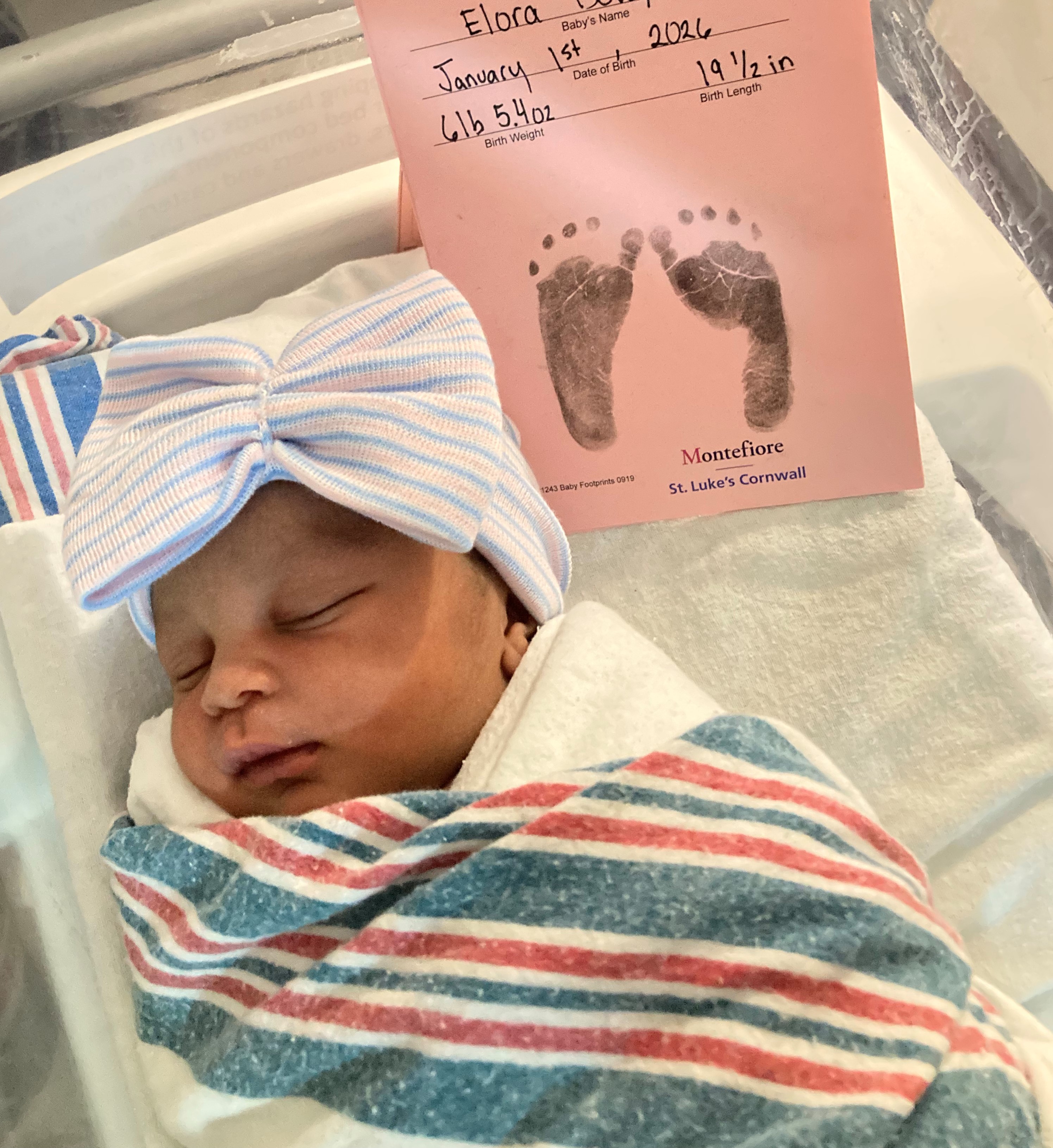 Montefiore St. Luke's Cornwall Welcomes Its First Baby of 2026